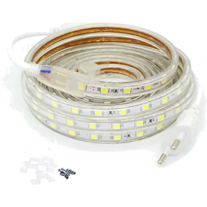 Ruban LED RBG 220V 10MM 8W ETANCHE - ZoneElec::PRO à PRO